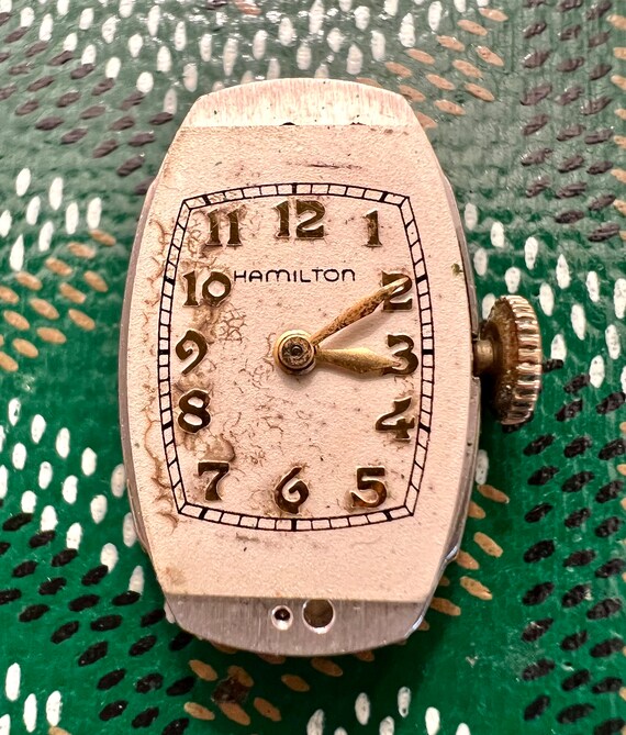 Vintage Ladies Hamilton Tank Watch Estate Sale Acquir… - Gem