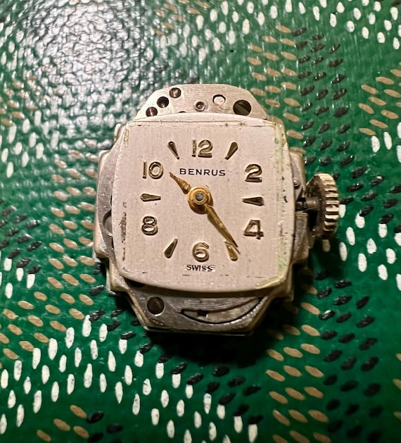 Ladies Benrus Vintage Watch 17 Jewels Swiss Movement … - Gem