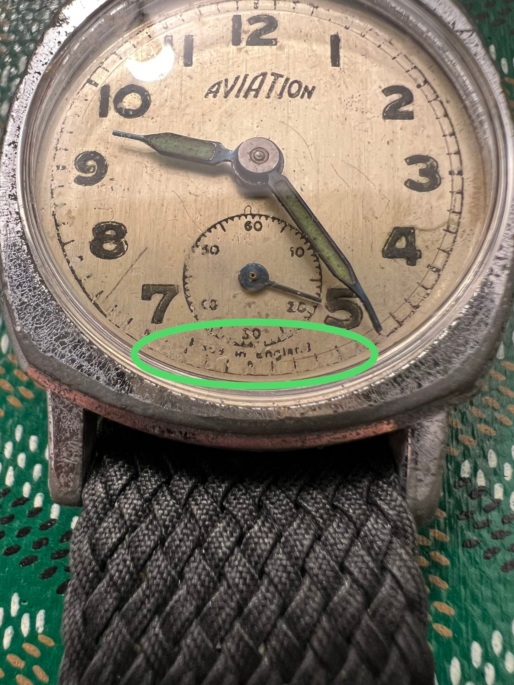 Mens Aviation Military Field Watch Made in England. Runs - Etsy