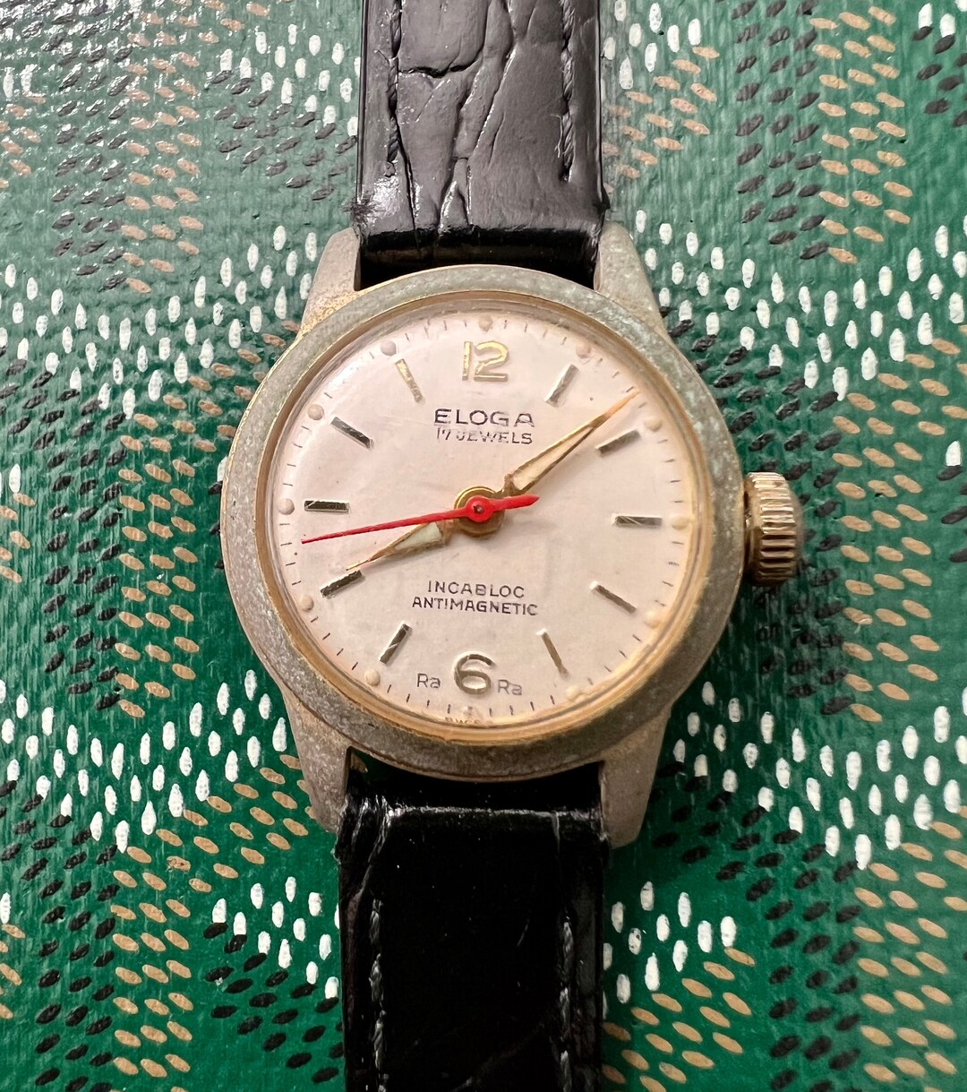 Eloga Vintage Ladies Watch Rustic Case Runs Excellent - Etsy