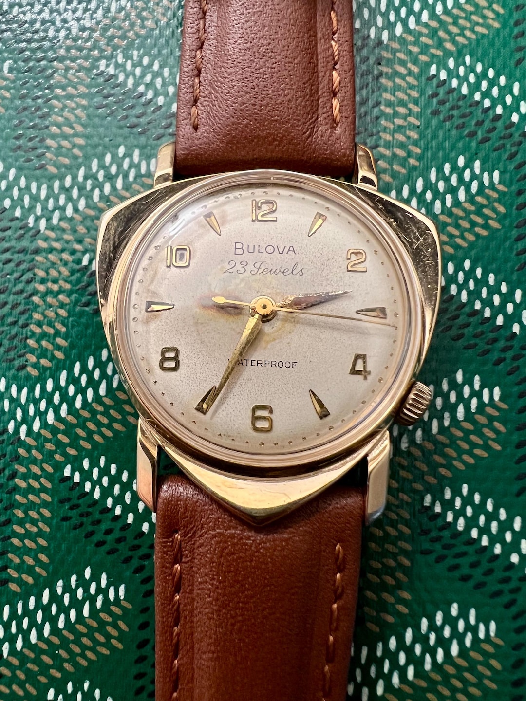 Mens Bulova President Watch Works Excellent Just Serviced 1960 10K ...