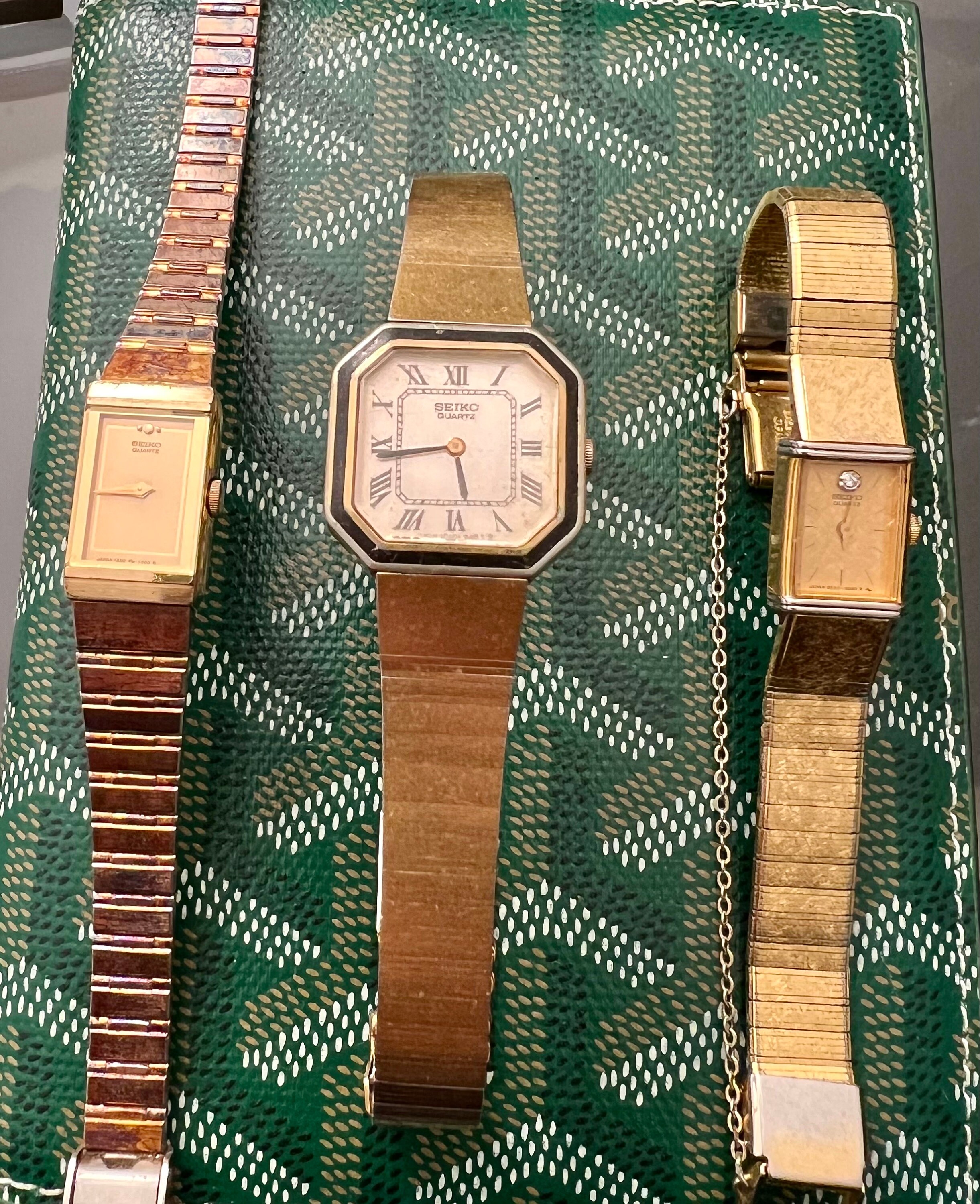 Vintage Ladies Seiko Watch Lot. Watches Do Not Run. Sold as Is, Final ...