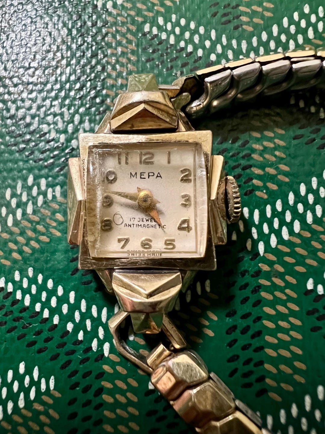 Ladies Mepa Vintage 10K Rolled Gold Plated Watch Estate Jewelry Piece ...