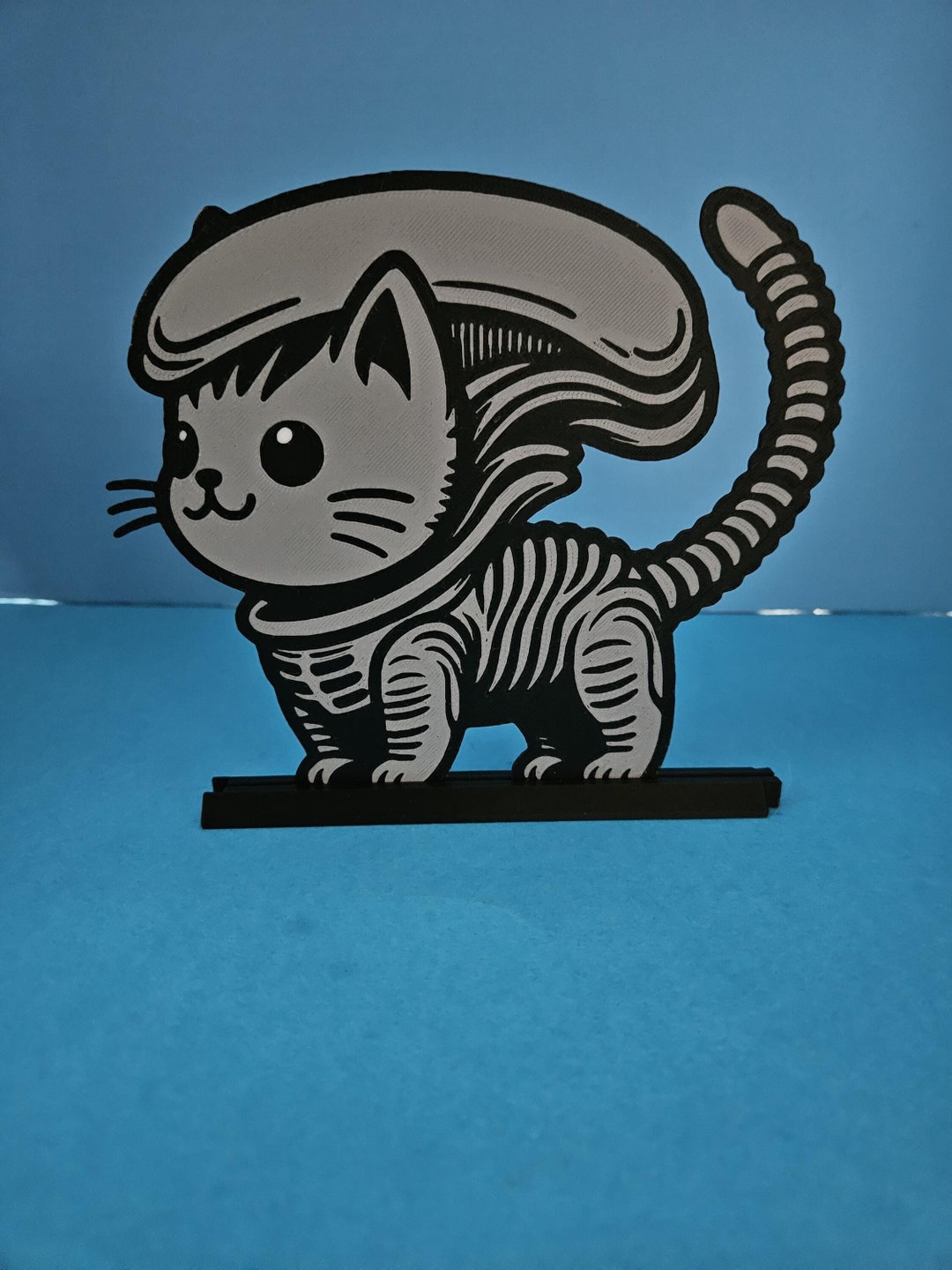 Xenomorph Cat Decoration Aliens Horror Movie Decor Aliens Romulus Cat ...