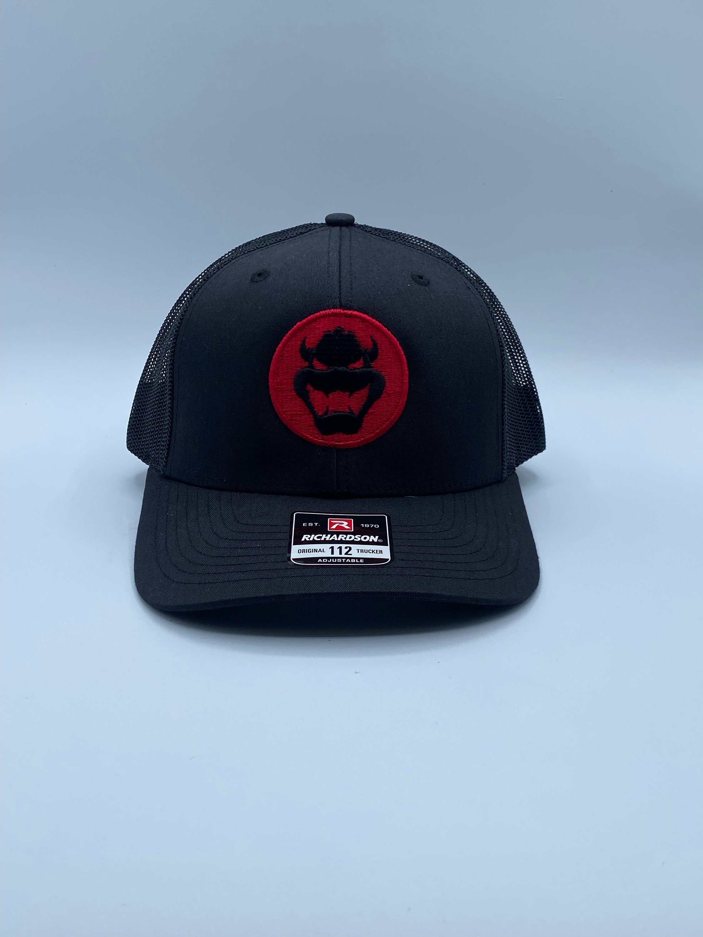 Bowser Face Trucker Hat, Bowser Hat, Bowser Embroidery Hat, Retro Game ...