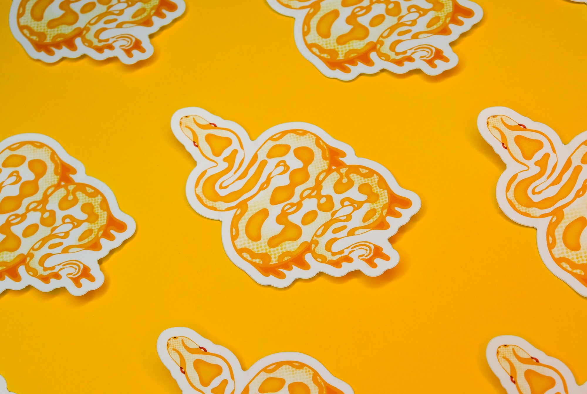 Albino Ball Python Sticker - Etsy