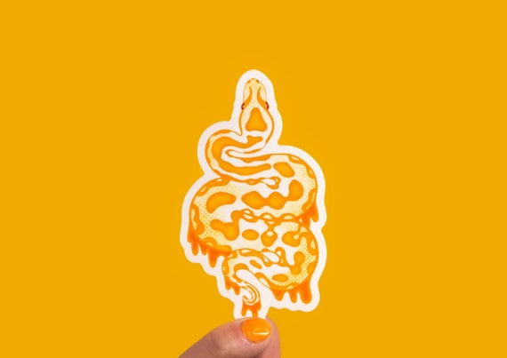 Ball Python Sticker Vinyl Weatherproof Sticker - Etsy