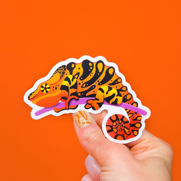 Chameleon Art - Etsy