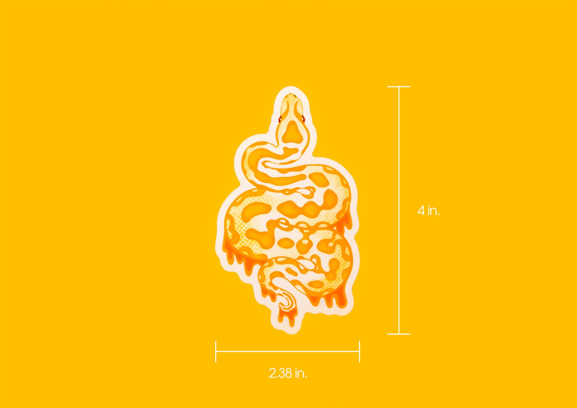 Albino Ball Python Sticker - Etsy