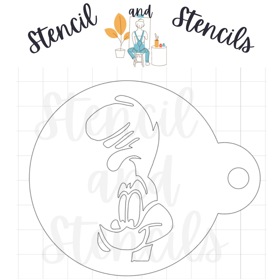 Road Runner Stencil Bath Bomb Stencil Cookie Stencil Airbrush Stencil ...