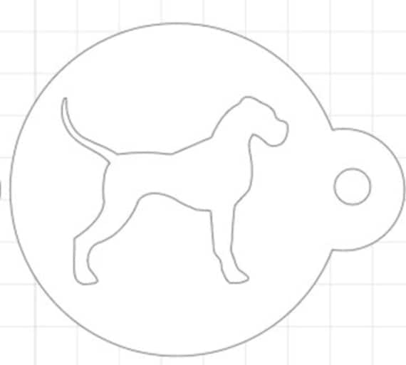 Boxer Dog Stencil Bath Bomb Stencil cookie Stencil - Etsy
