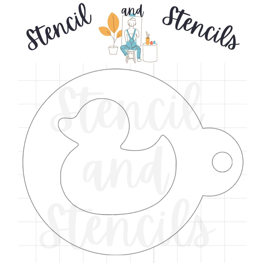 Rubber Ducky Stencil Bath Bomb Stencil Cookie Stencil Airbrush Stencil ...