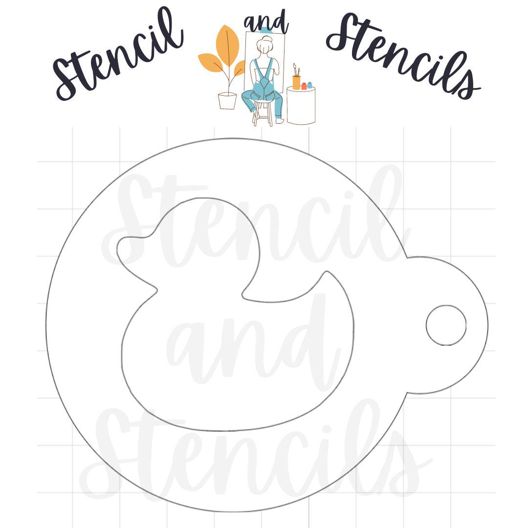 Rubber Ducky Stencil - Bath Bomb Stencil | Cookie Stencil | Airbrush ...