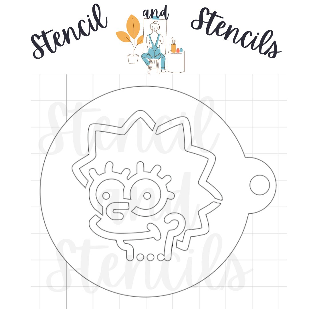 The Simpsons Stencil Bath Bomb Stencil Cookie Stencil Airbrush Stencil ...