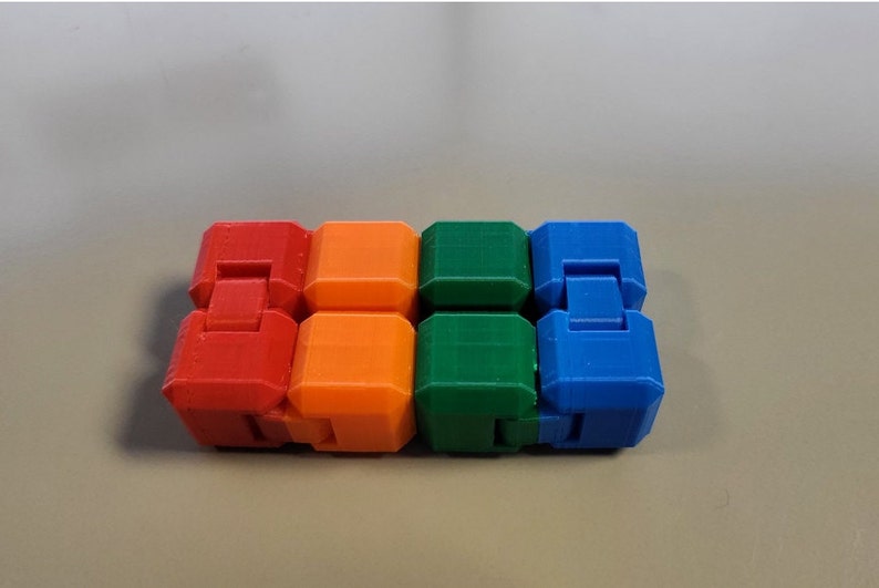 Fidget Bricks Infinity Cube 3D Printed Fidget Toy Highly - Etsy