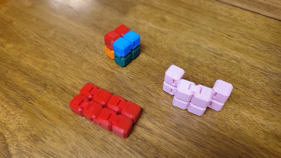 Fidget Bricks Infinity Cube 3D Printed Fidget Toy Highly - Etsy