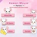 Kawaii Mouse Bundle Stream Overlay for Twitch / Youtube - Etsy