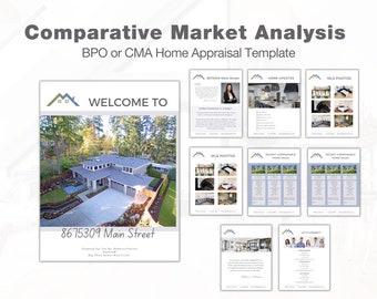 Comparative Market Analysis Template Real Estate Marketing Real Estate ...