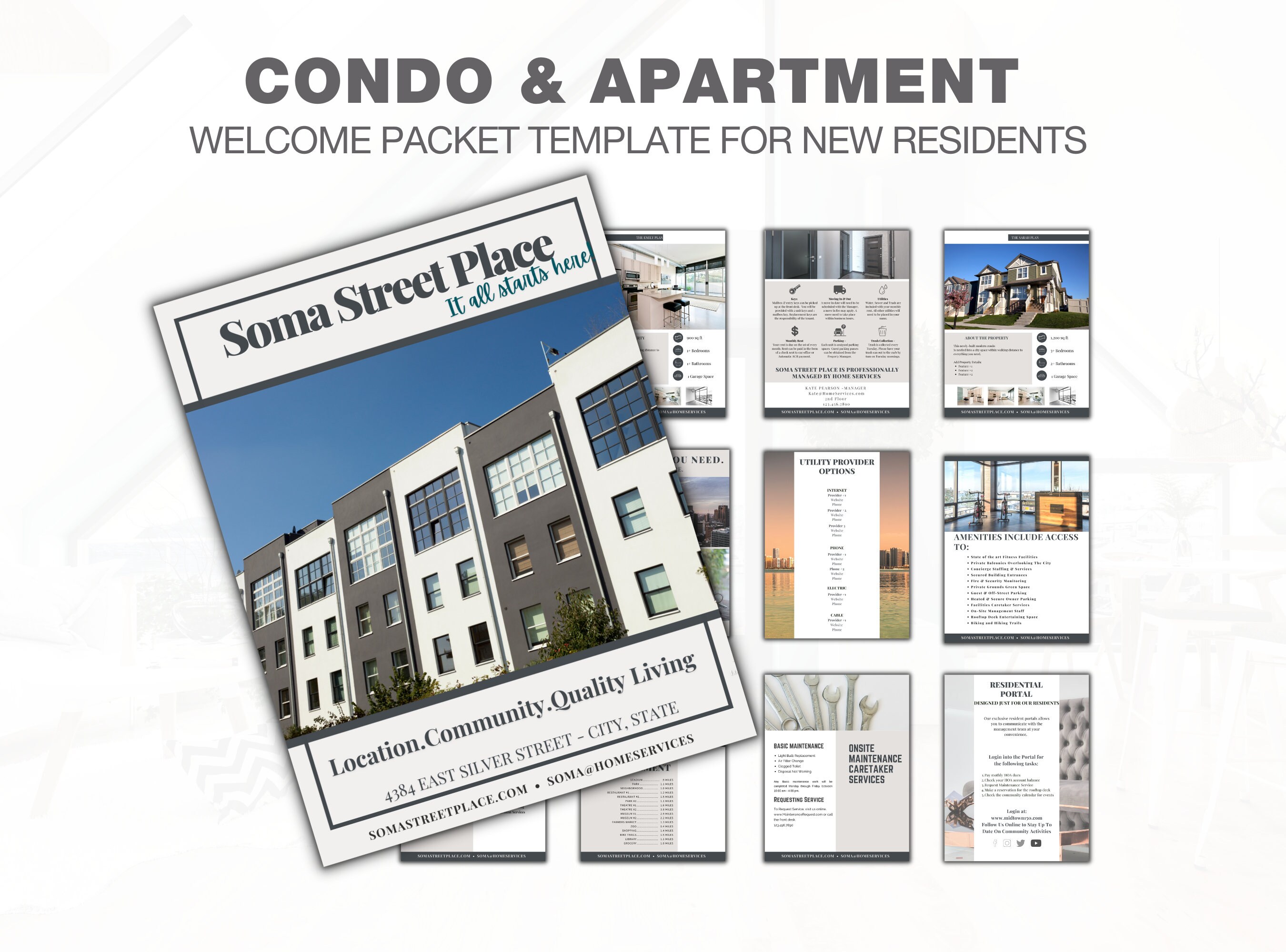 Condo Welcome, Apartment Welcome, Tenant Packet, Property Management ...