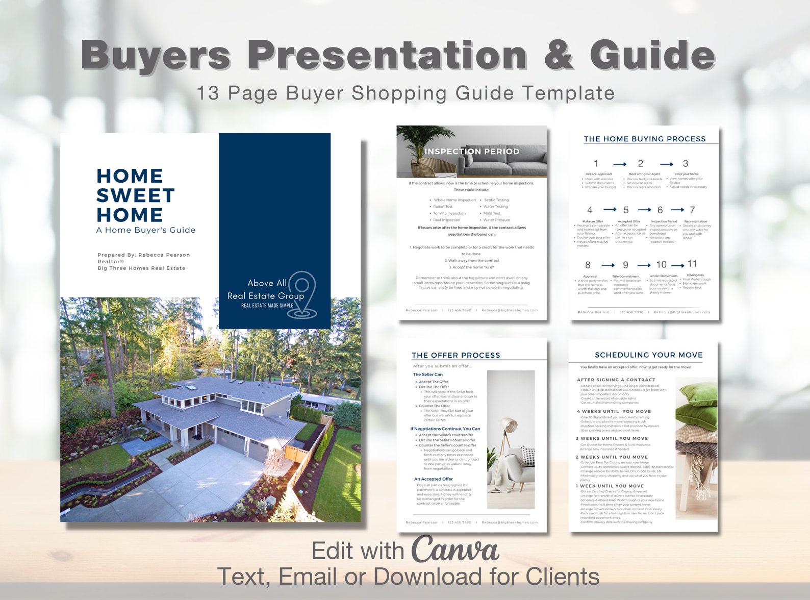 Buyer Presentation & Marketing Packet Template V2 I Editable Buyer ...
