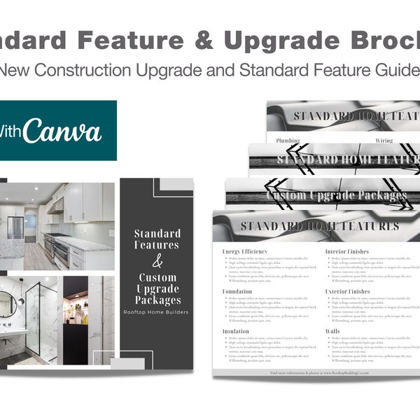 New Construction Spec Sheet - Etsy