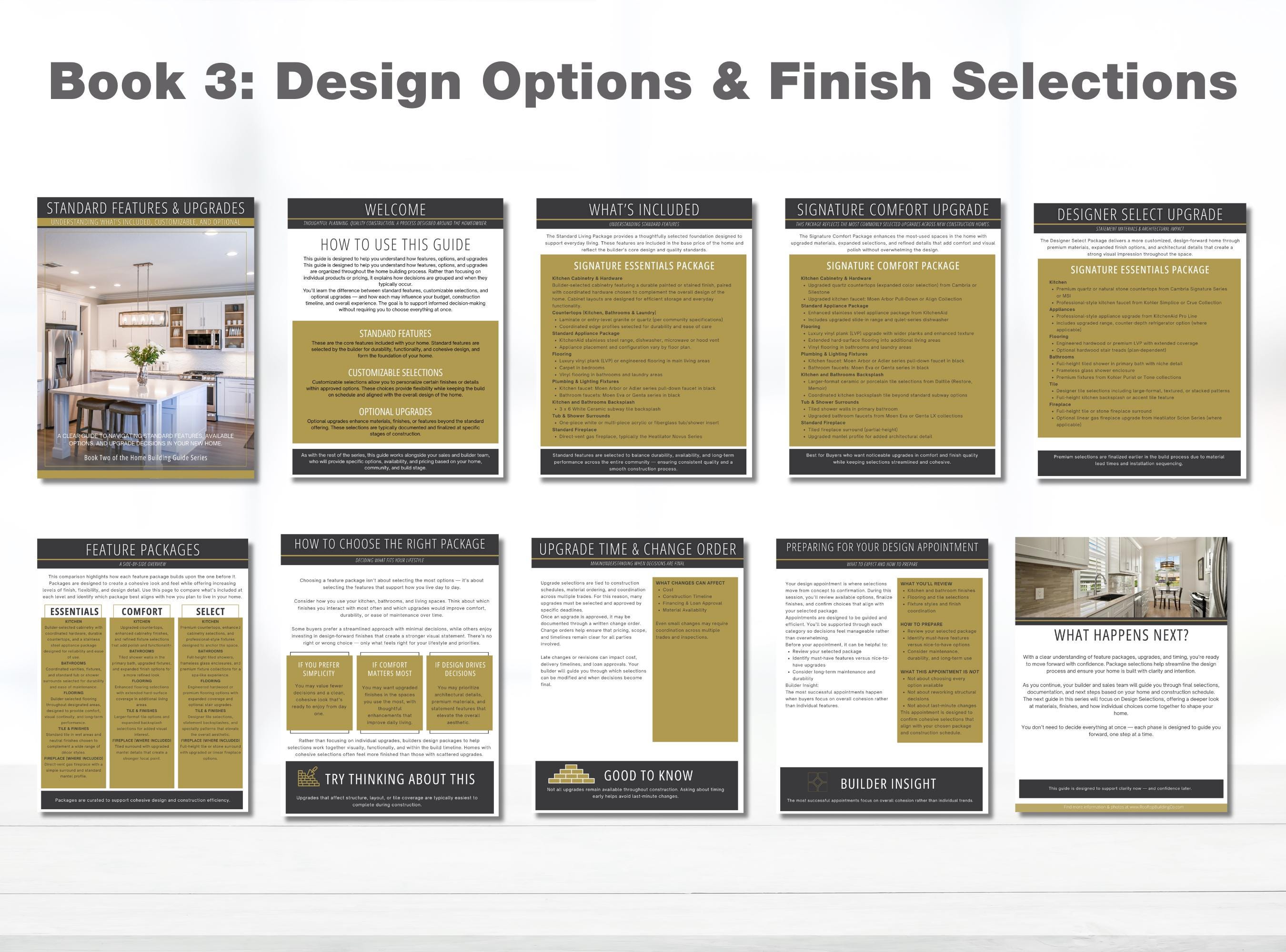 New Construction Buyer Guide Bundle, Custom Home Builder Welcome Packet ...