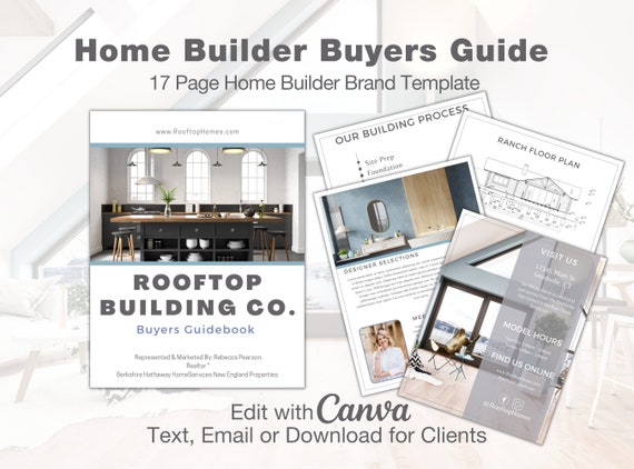 Home Builder Welcome Packet home Builder Buyers Guidecustom - Etsy UK