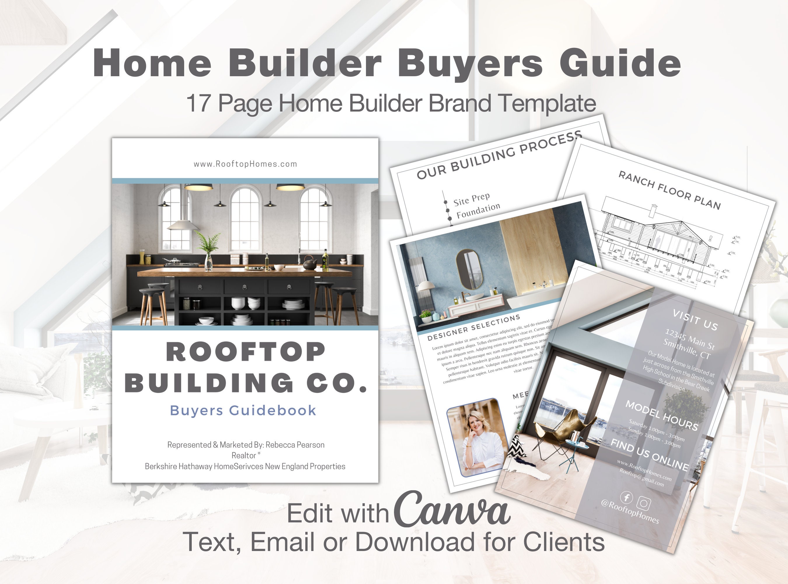 Home Builder Buyers Guide: 17-page Template (edit in Canva) - Etsy