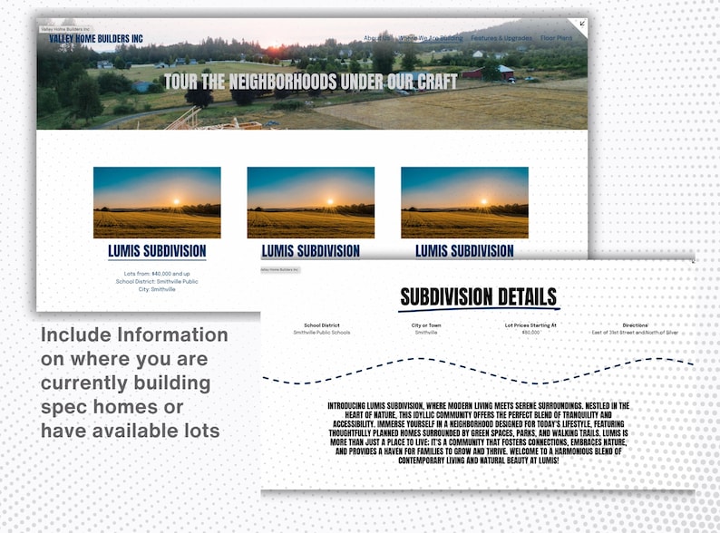 Modern Home Builder Website Template | Clean, Bold and Fully Editable ...