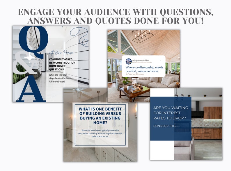 Home Builder Social Media Templates: New Construction Marketing (canva ...