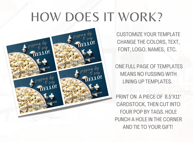 Real Estate Pop by Tags: Spring, Summer, Winter and Fall Marketing Gift ...