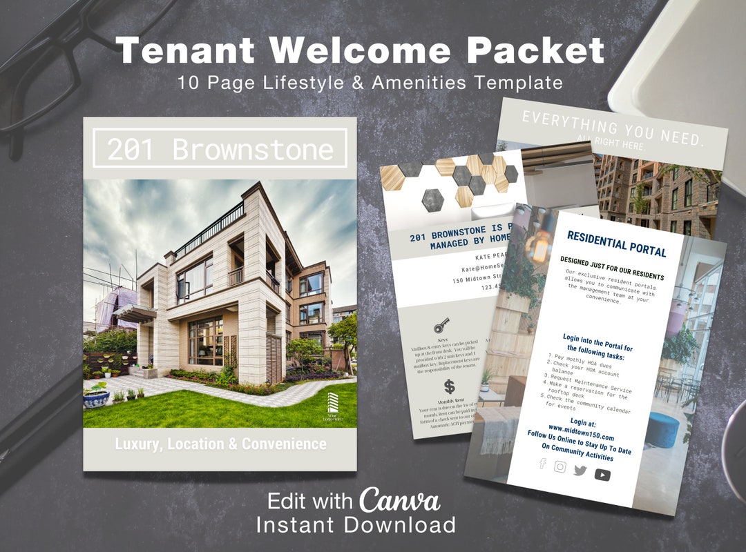 Tenant Welcome Packet︱property Management Welcome Letter︱new Tenant ...