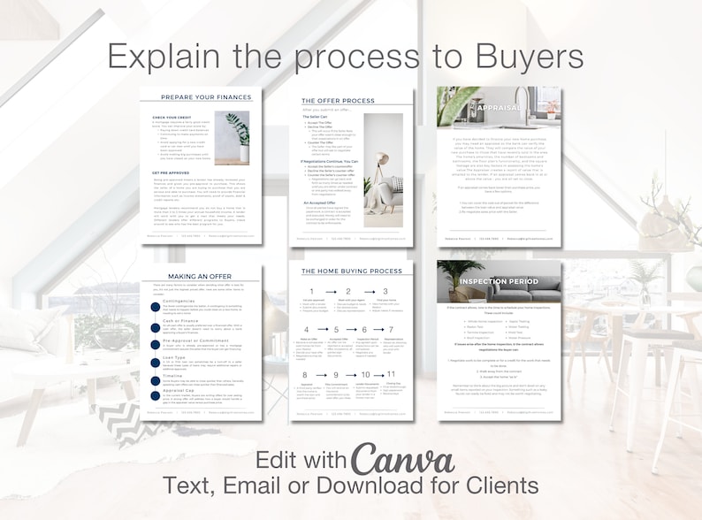Buyer Presentation & Marketing Packet Template V2 I Editable Buyer ...