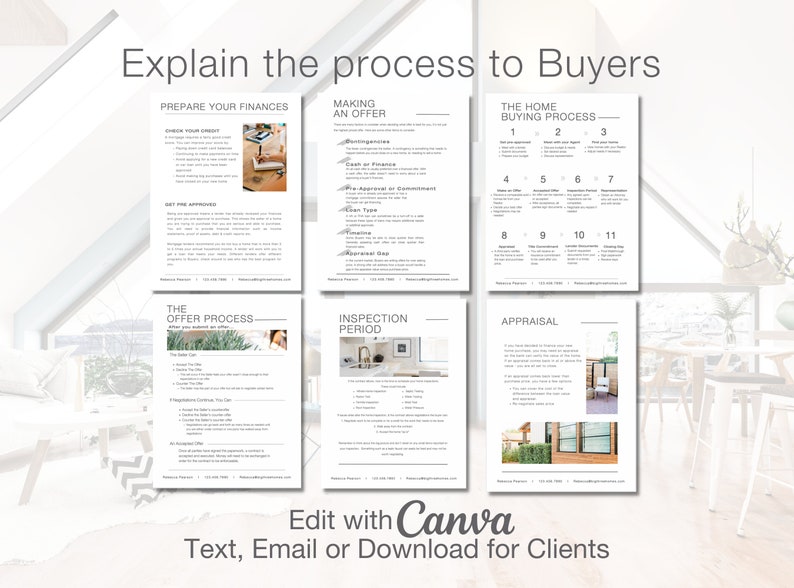 Buyer Presentation & Marketing Packet Template V1 I Editable - Etsy