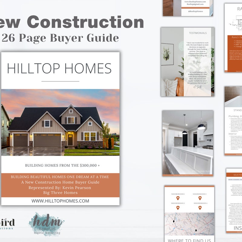 Builder Binder Template - Etsy