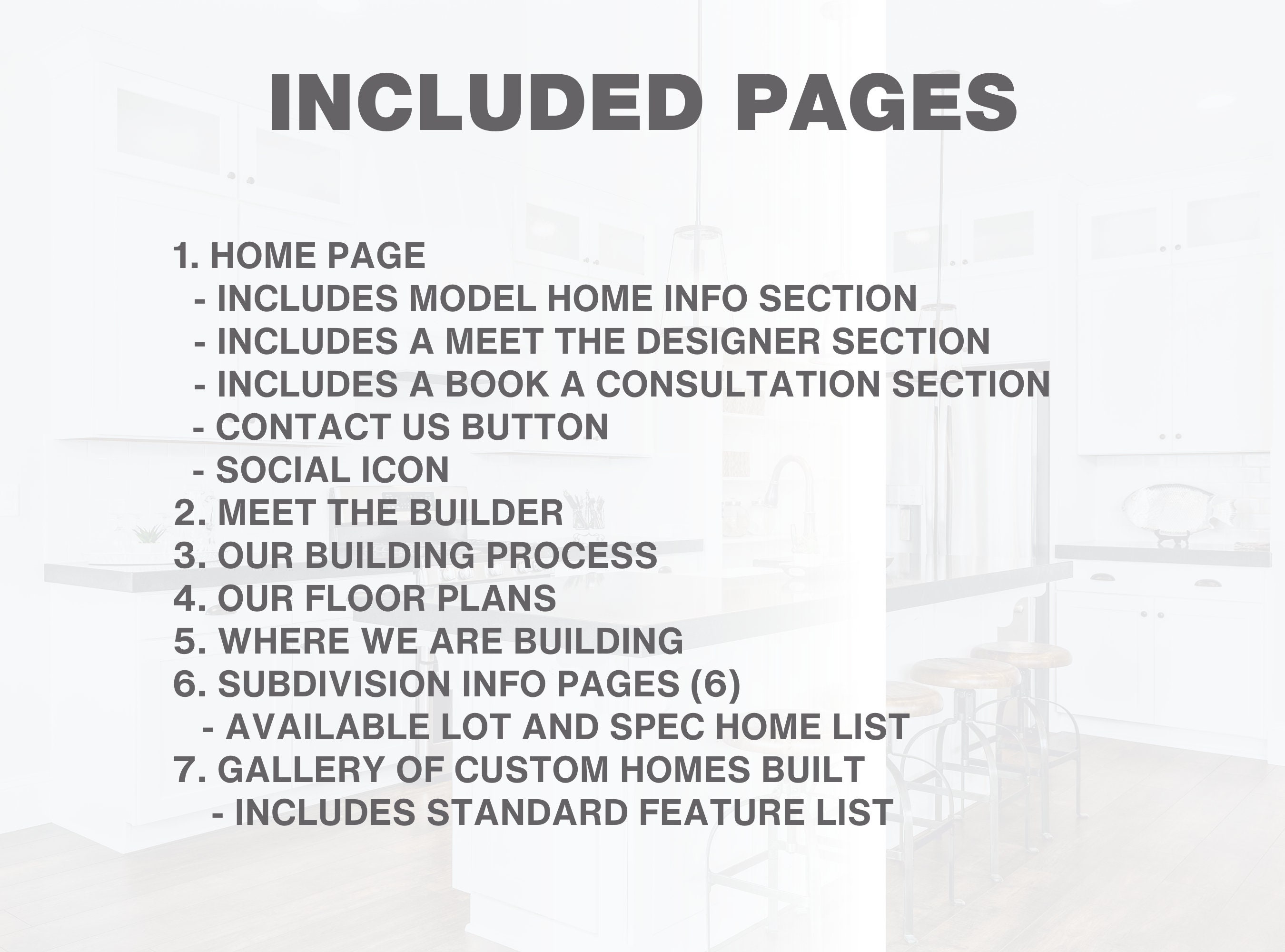 Home Builder Website, New Construction, Model Home, Custom Home Website ...