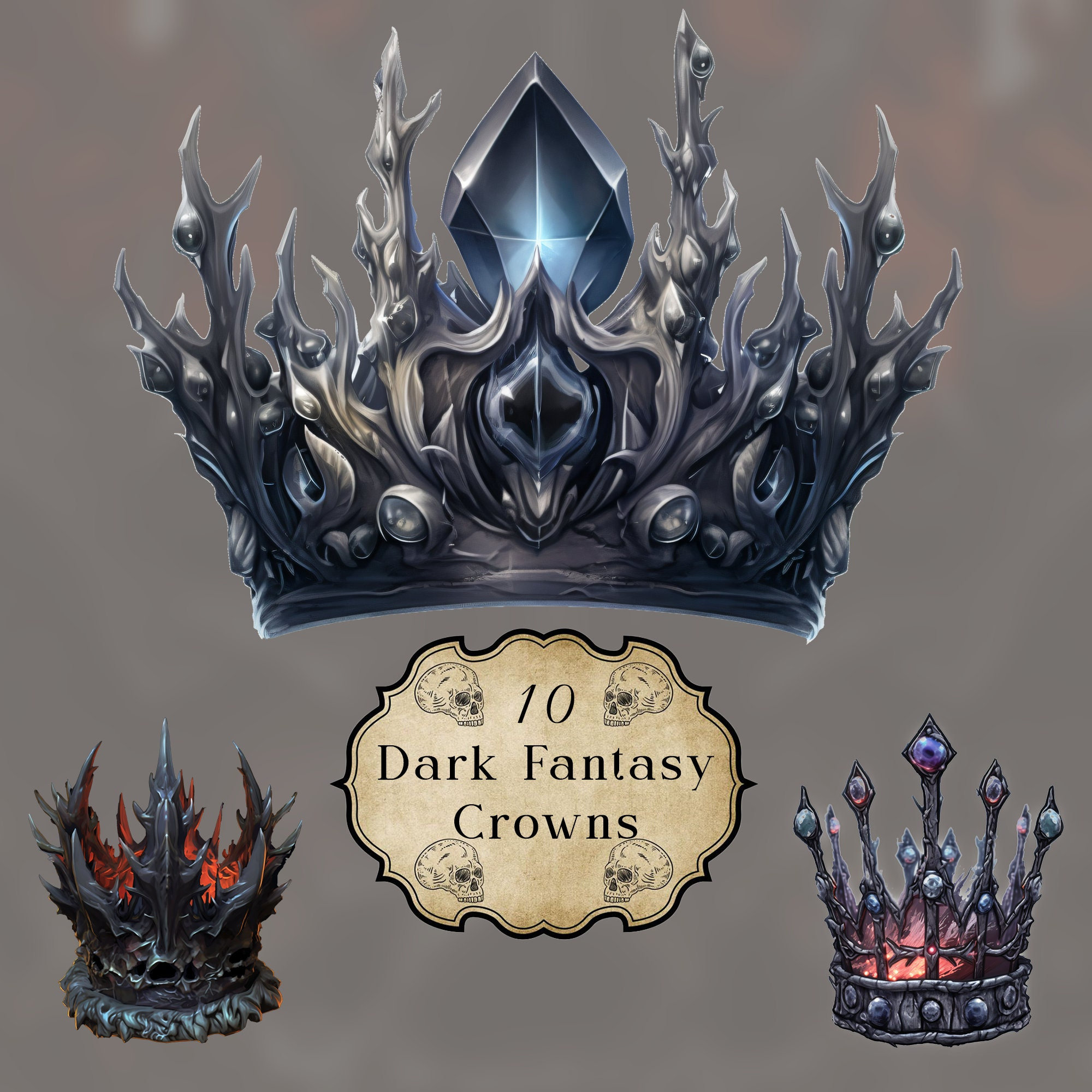 Gothic Crown Drawing
