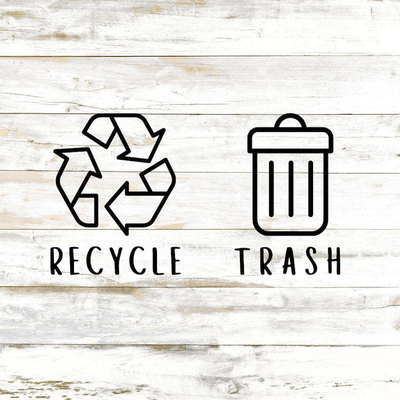 1 Recycling Decal - Etsy