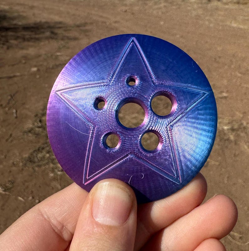 3D Printed Fiber Diz Tool: Wool Combing & Spinning - Multiple Hole ...