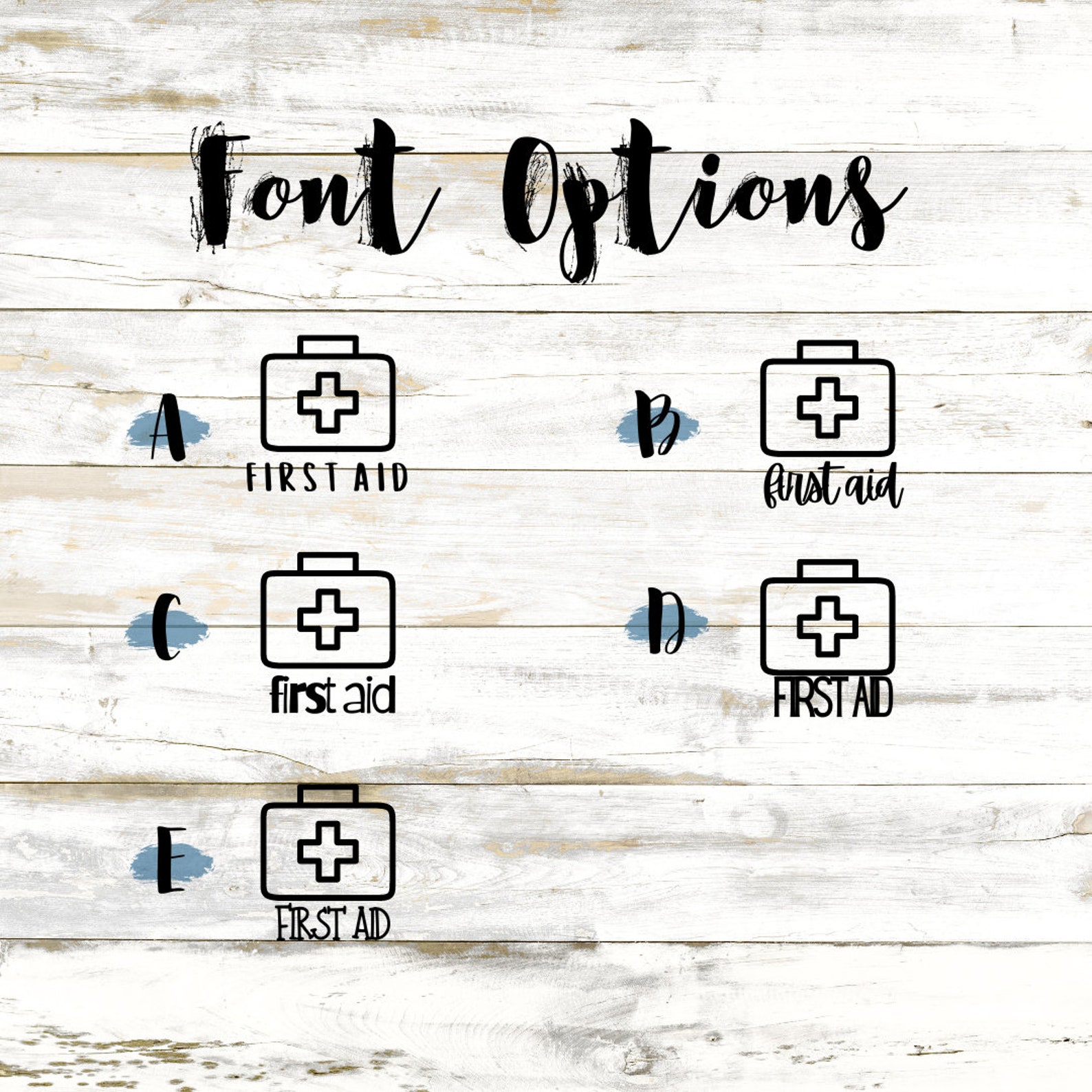 First Aid Kit Vinyl Decal Labels: Medicine Cabinet Organization - Etsy