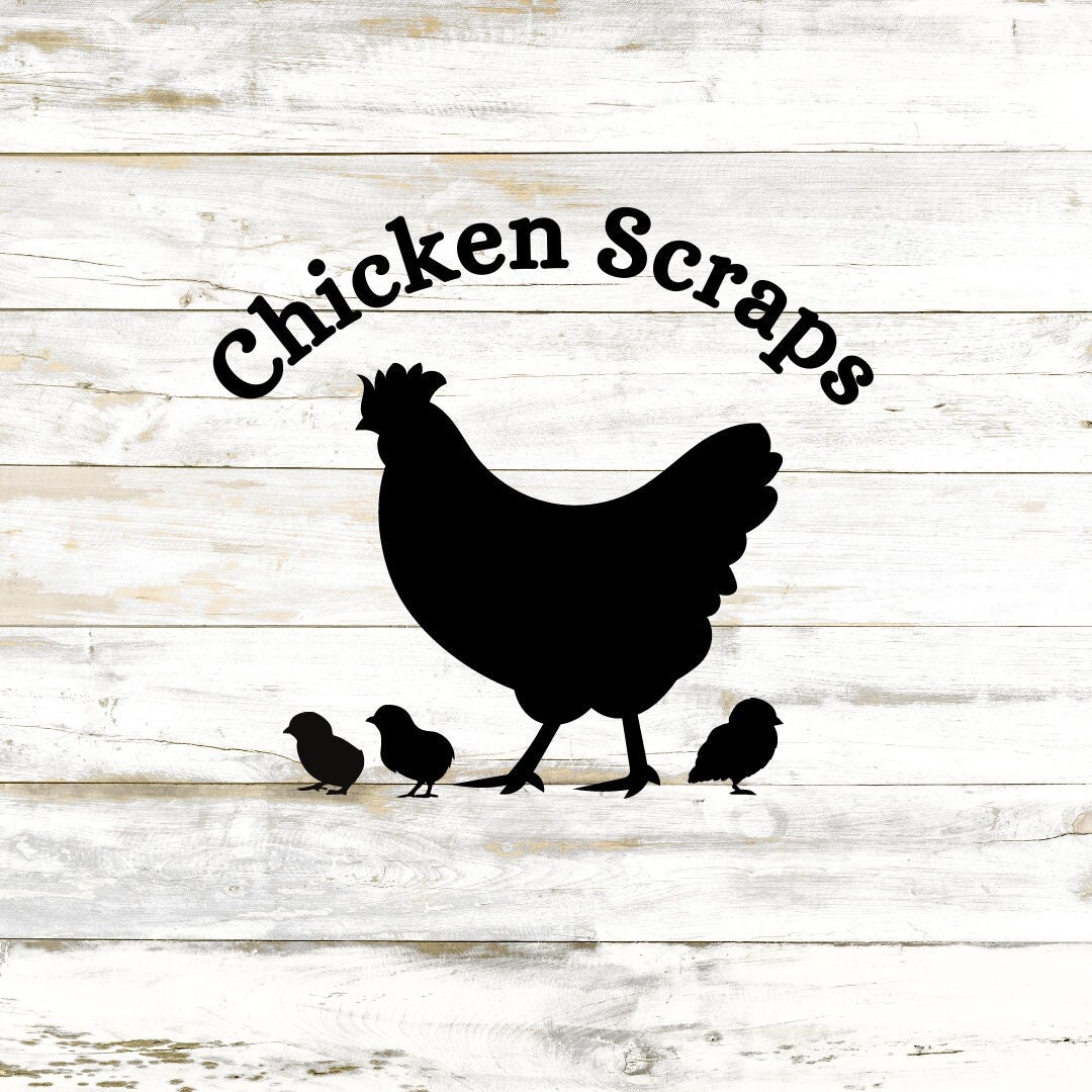Chicken Scraps Chicken Bucket Vinyl Decal Sticker - Cute Farm Sticker ...