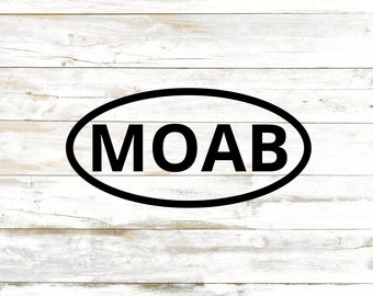 MOAB Utah off Road UHV Sticker Decal DIRT Brown Black 2 for 1 Bonus - Etsy