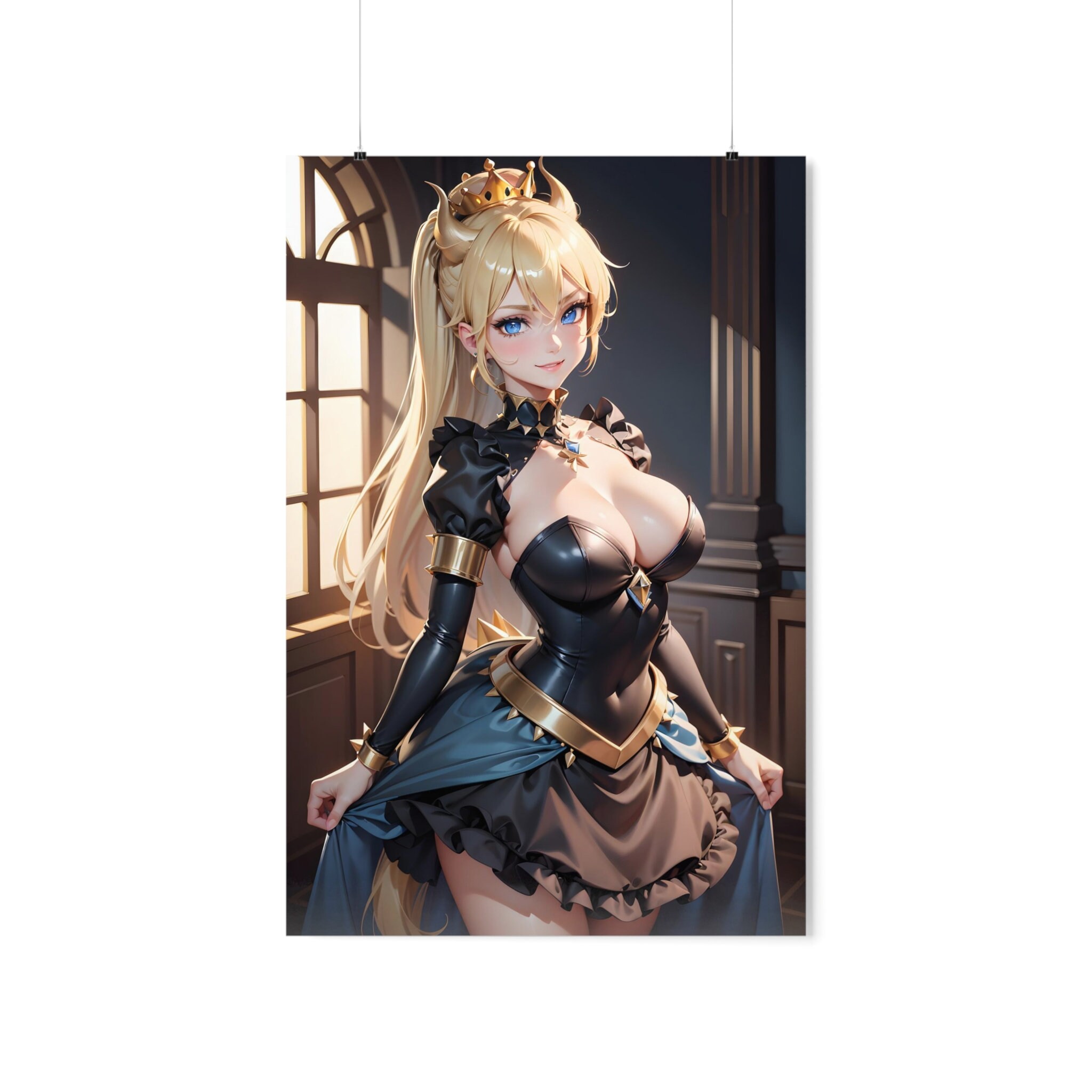 Bowsette Waifu Set 1 2023 Nsfw Artwork Cute Anime Art Etsy