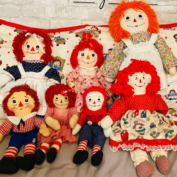 Raggedy Ann Dolls Handmade - Etsy