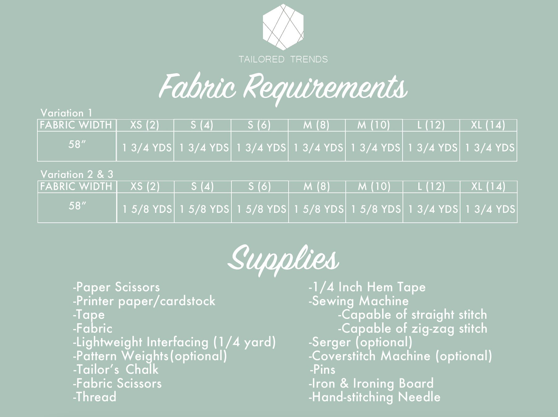 Women's T-shirt | Digital Sewing Pattern | Sizes 2-14 | PDF Download ...