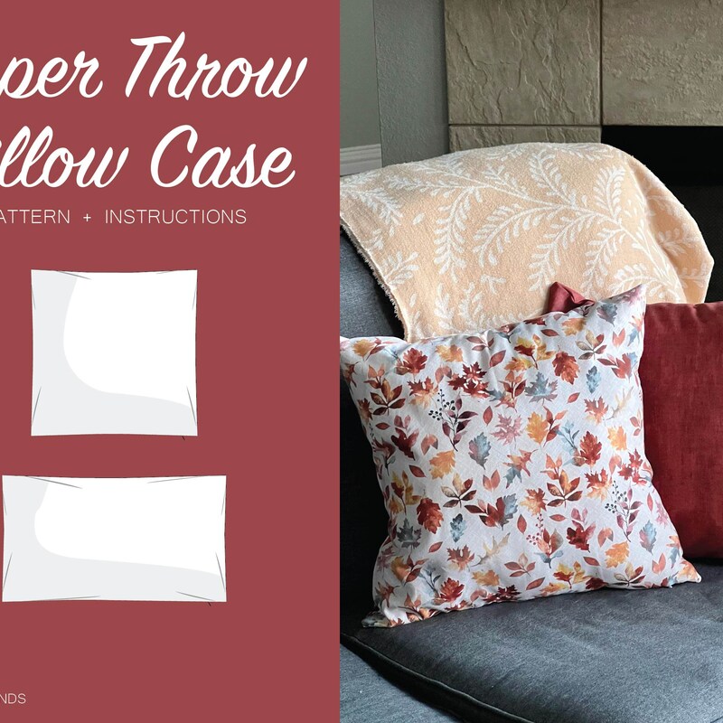 Pillow Case Sewing Pattern - Etsy