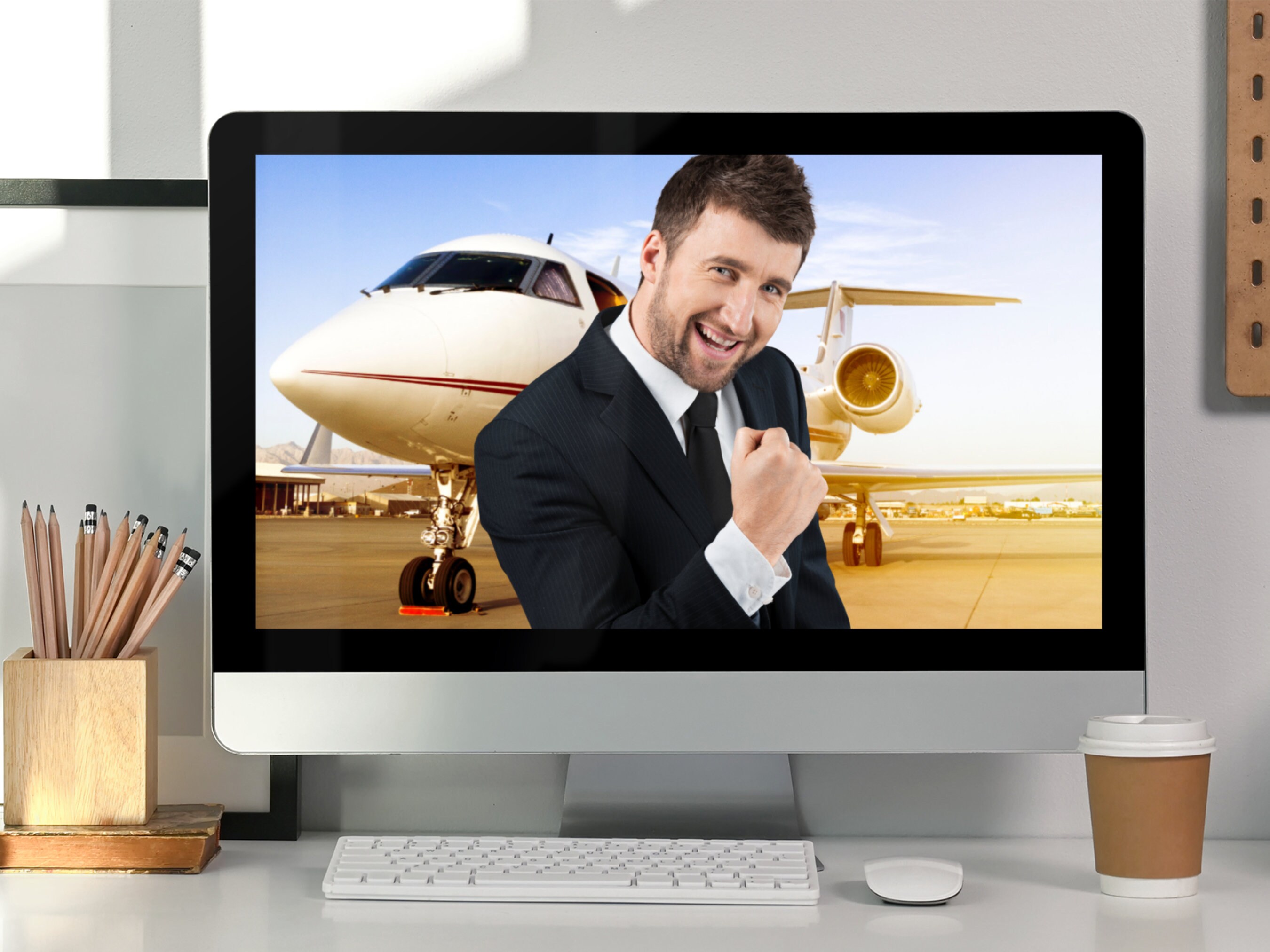 10 Zoom Backgrounds Private Jet Virtual Backgrounds Zoom - Etsy Denmark