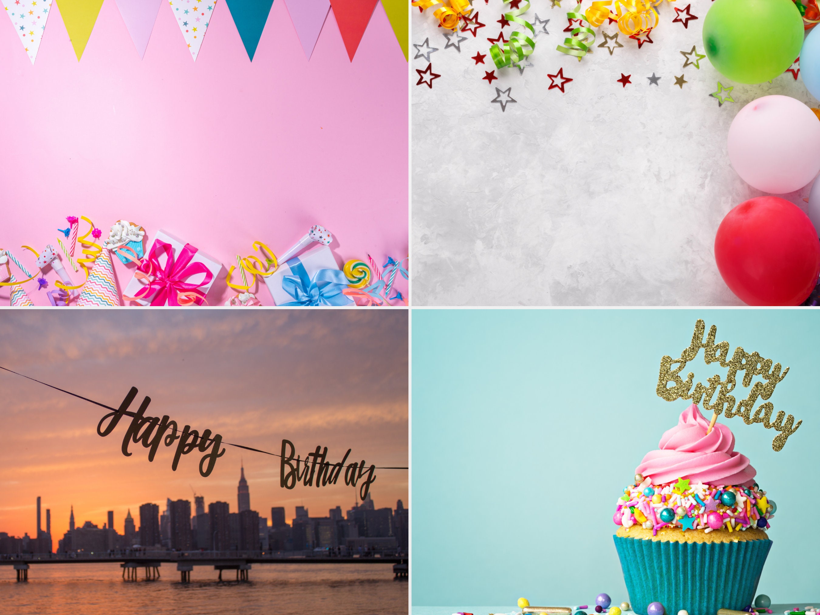 30 Zoom Backgrounds Birthday Celebration Virtual - Etsy