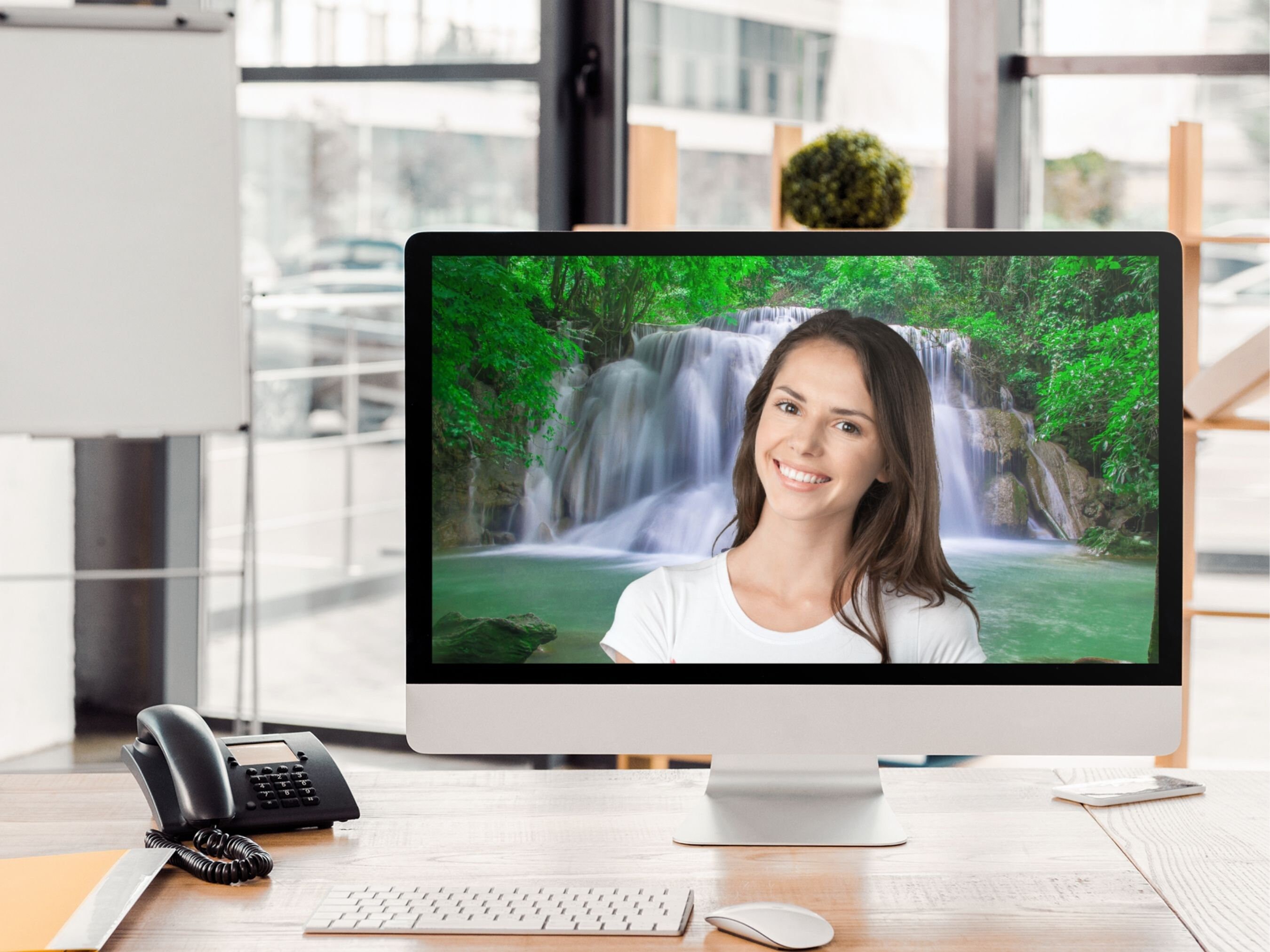 30 Zoom Backgrounds Waterfalls Virtual Backgrounds Zoom - Etsy New Zealand