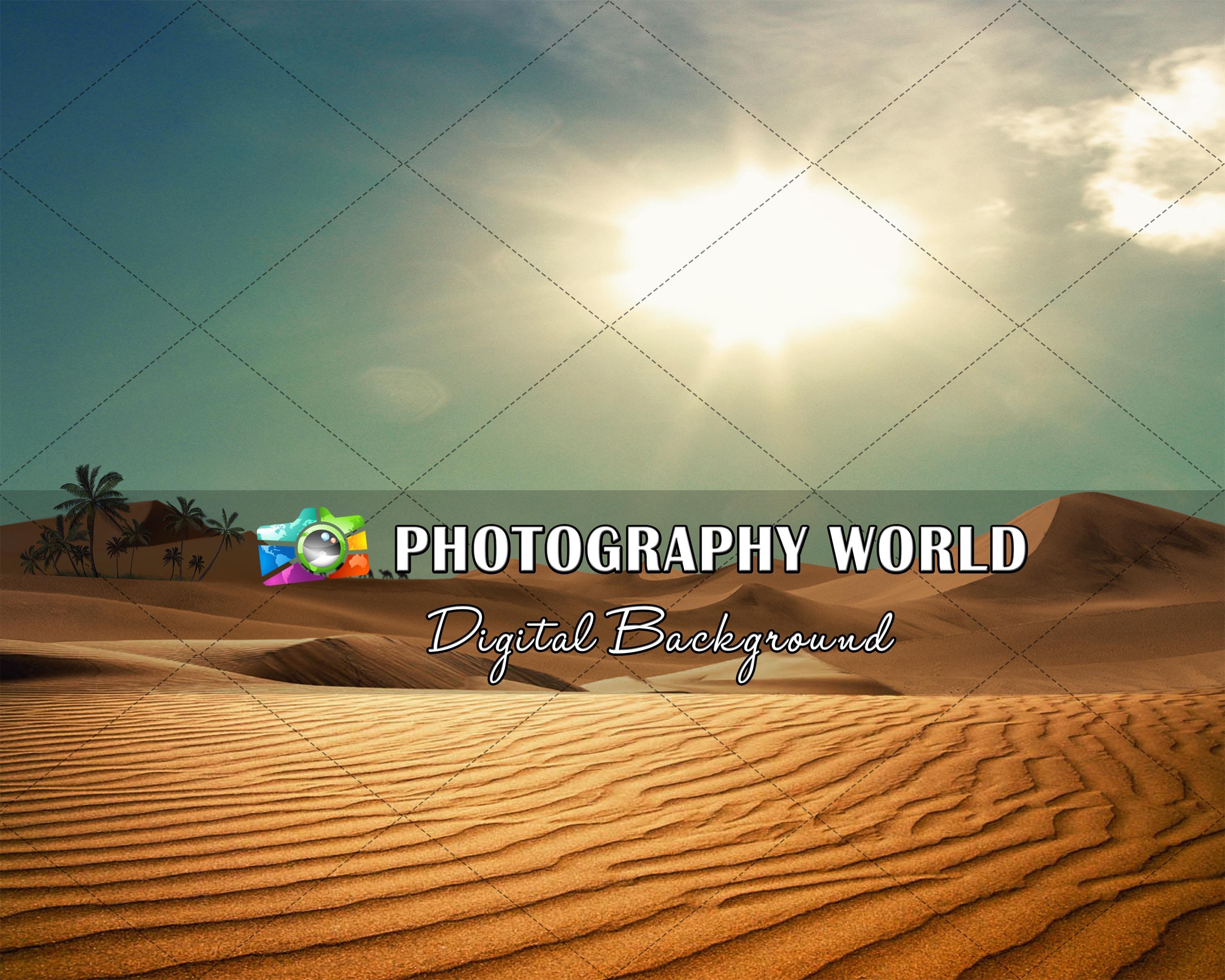 Sahara Desert Digital Background, Digital Backdrop, Sand Dunes Digital ...